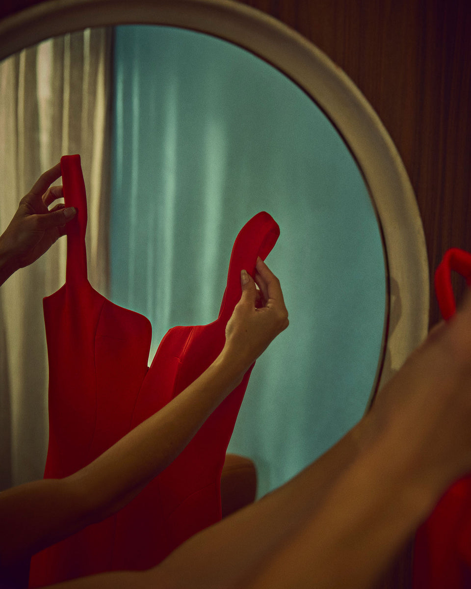 Vestido Moulage - Vermelho - Hand Lace – HAND LACE